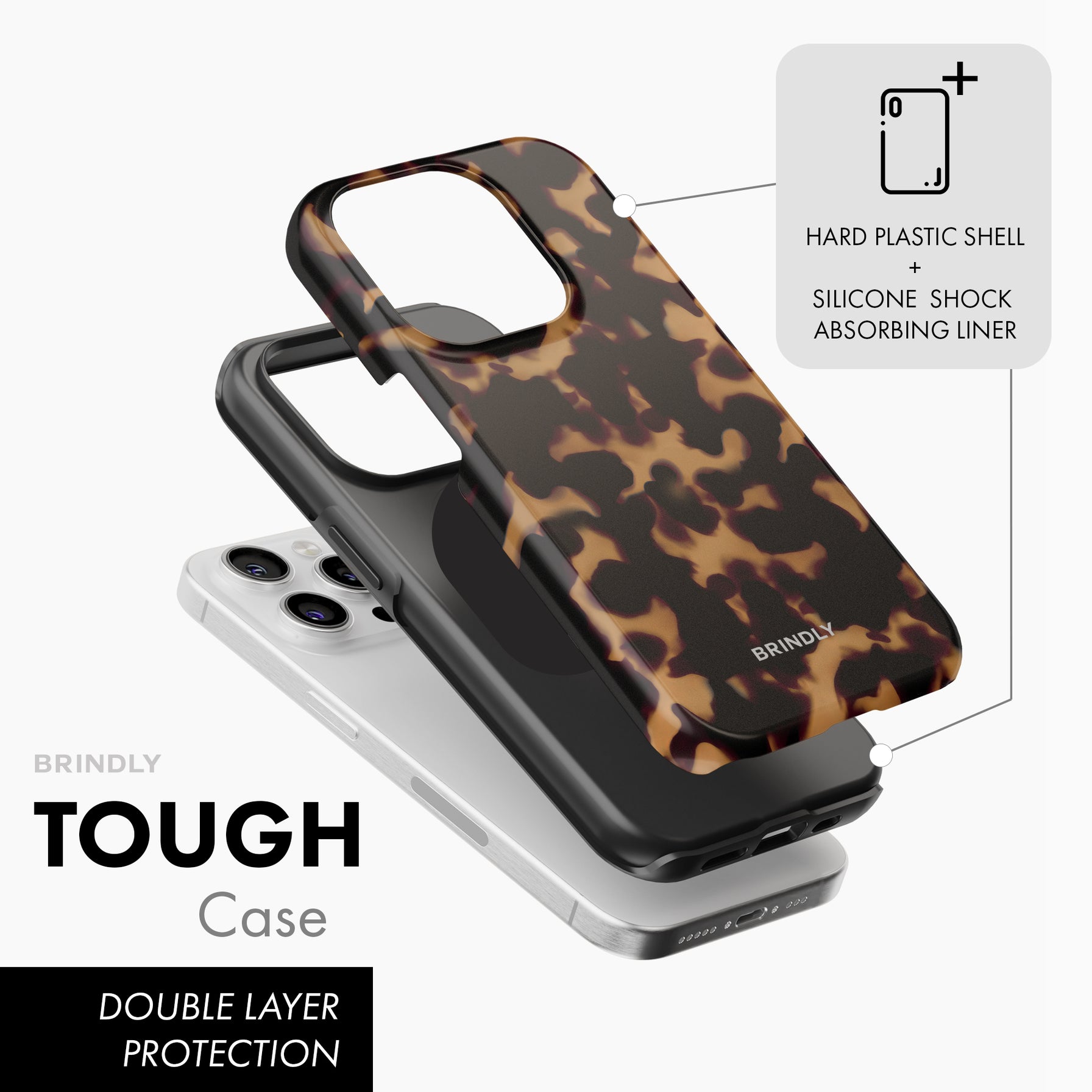Tortoise Shell Phone Case – Tortoise Chic Classic Design – Brindly
